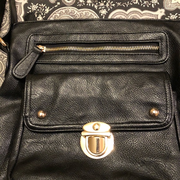 Pink House | Bags | Pink House Black Shoulder Purse | Poshmark